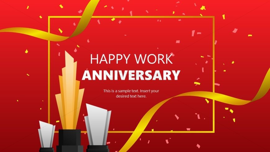 Happy Work Anniversary PowerPoint Template 5 5 Happy Work Anniversary PowerPoint Template 5 5