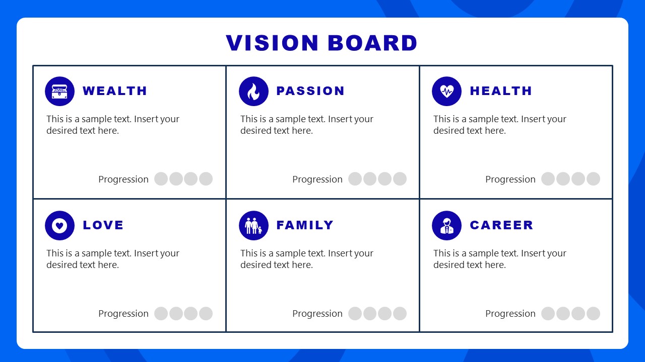 Vision Board PowerPoint Template & Presentation Slides