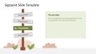 Signpost PPT Presentation Template - SlideModel