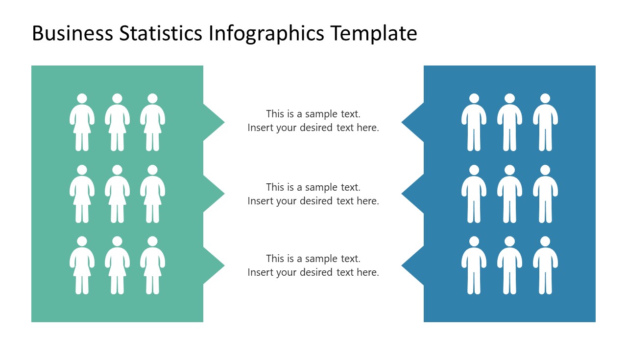 Business Statistics Infographic Template for PowerPoint