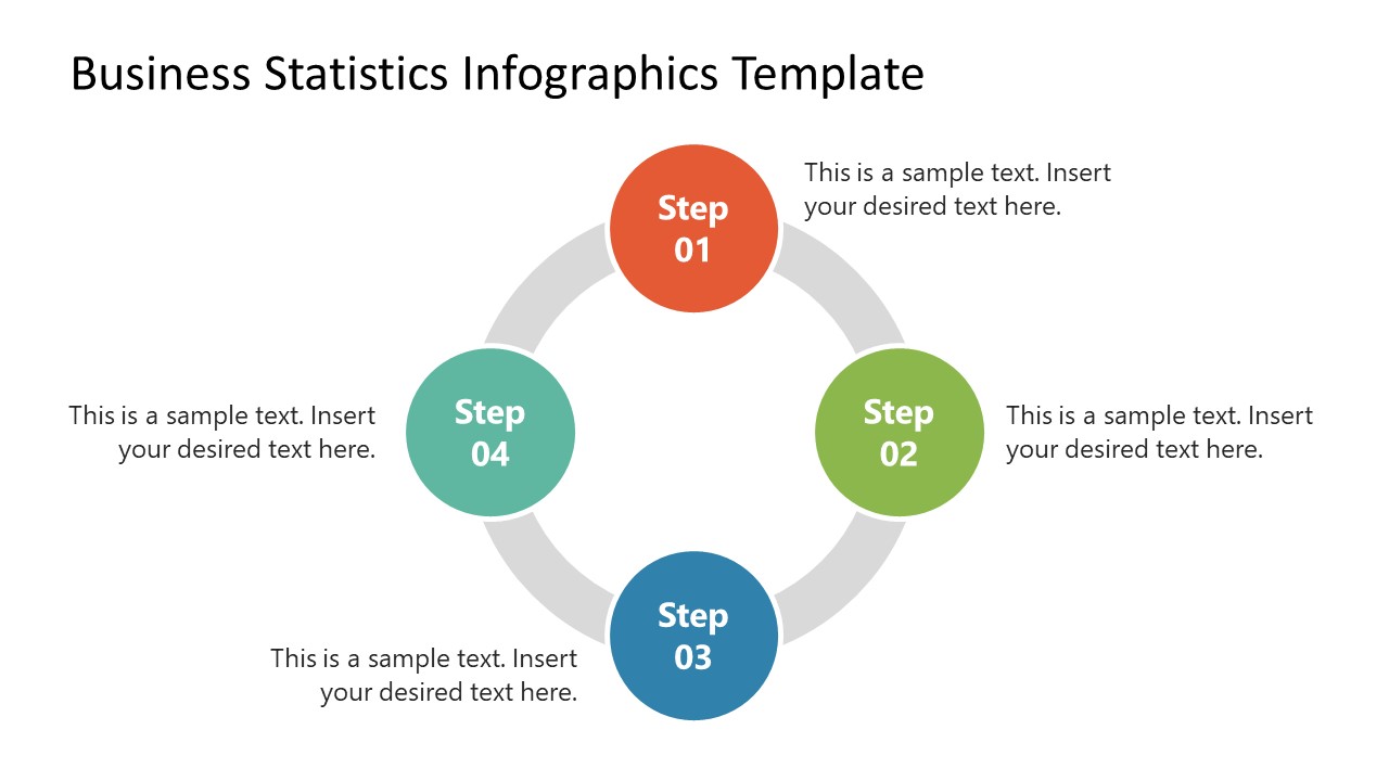 Business Statistics Infographic Template for PowerPoint
