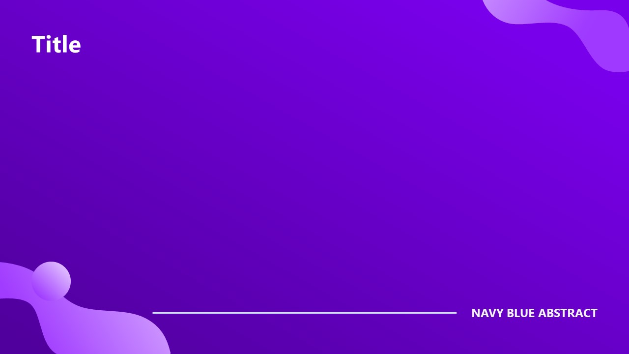 Purple Abstract PowerPoint Background