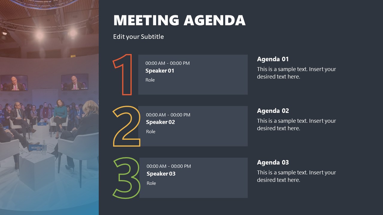 Meeting Agenda Template for PowerPoint