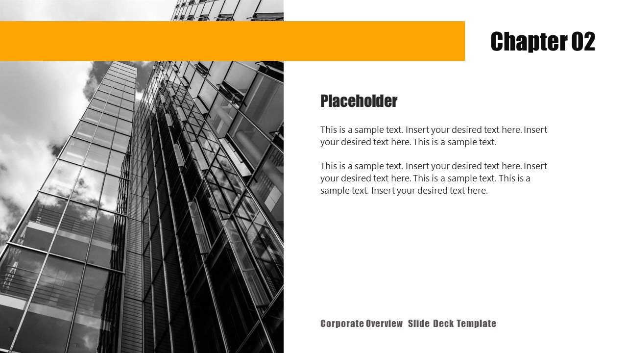 Corporate Overview Slide Deck Template