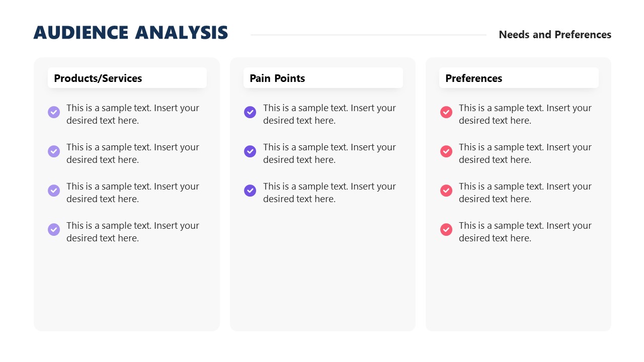 Audience Analysis PowerPoint Template