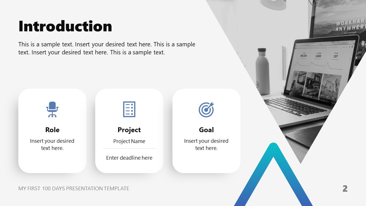 My First 100 Days PowerPoint Template
