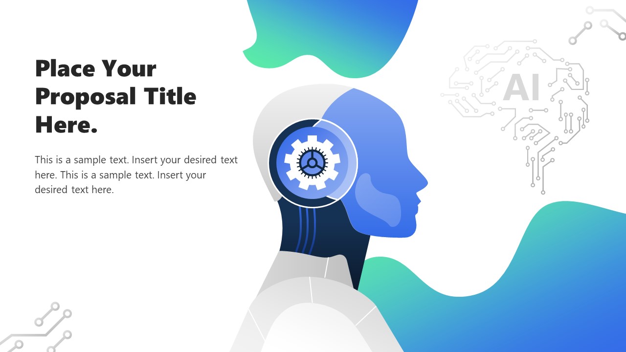 AI Presentation Slide Template for PowerPoint