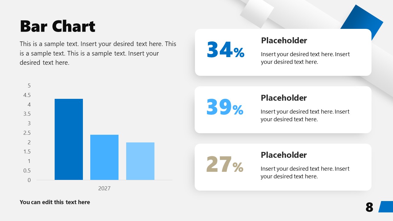 Blue Blocks Corporate Profile PowerPoint Template