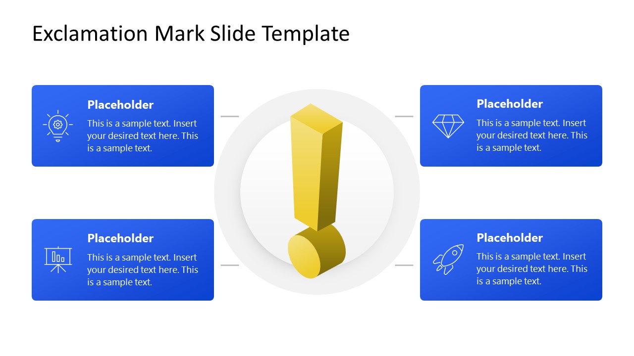 Exclamation Mark PowerPoint Template & Presentation Slides