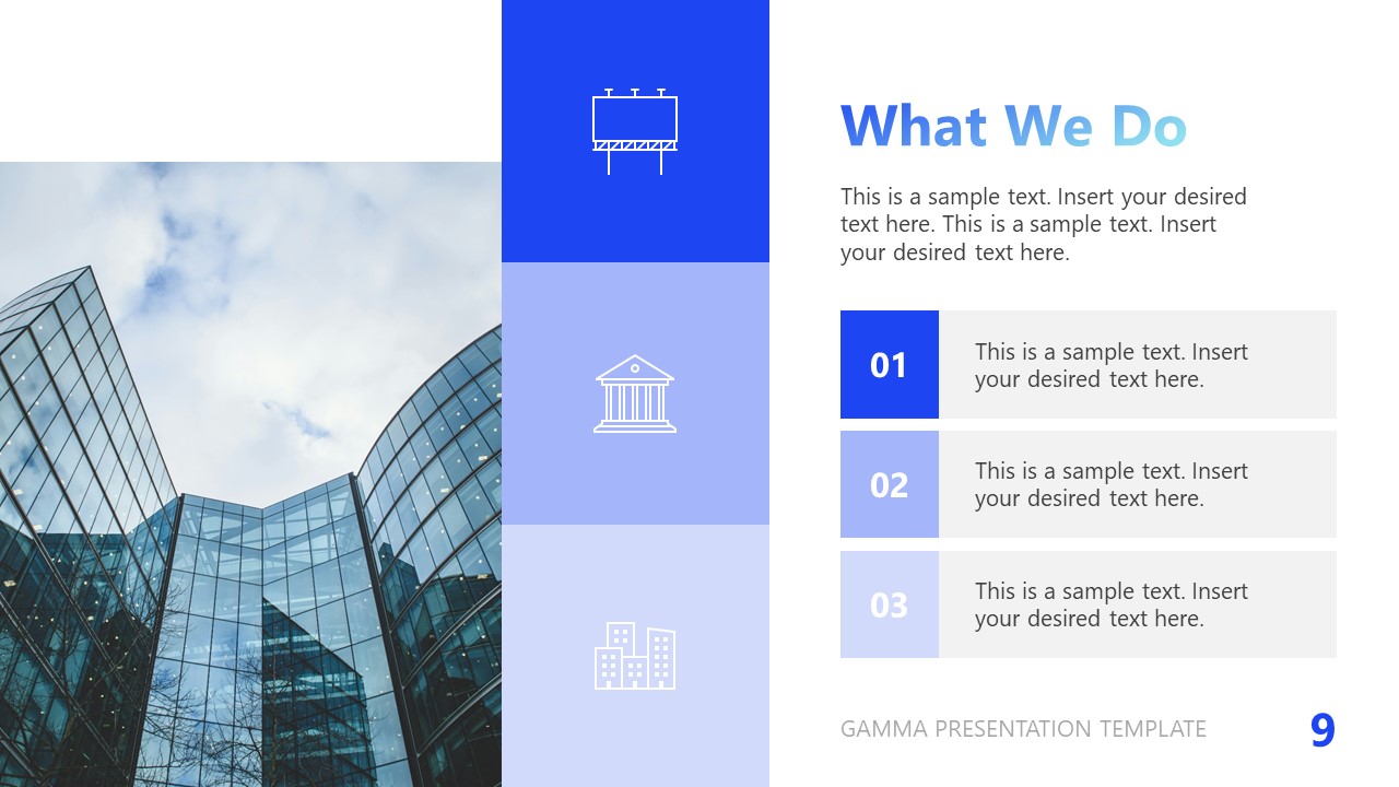 20-slide Gamma PowerPoint Template & Presentation Deck