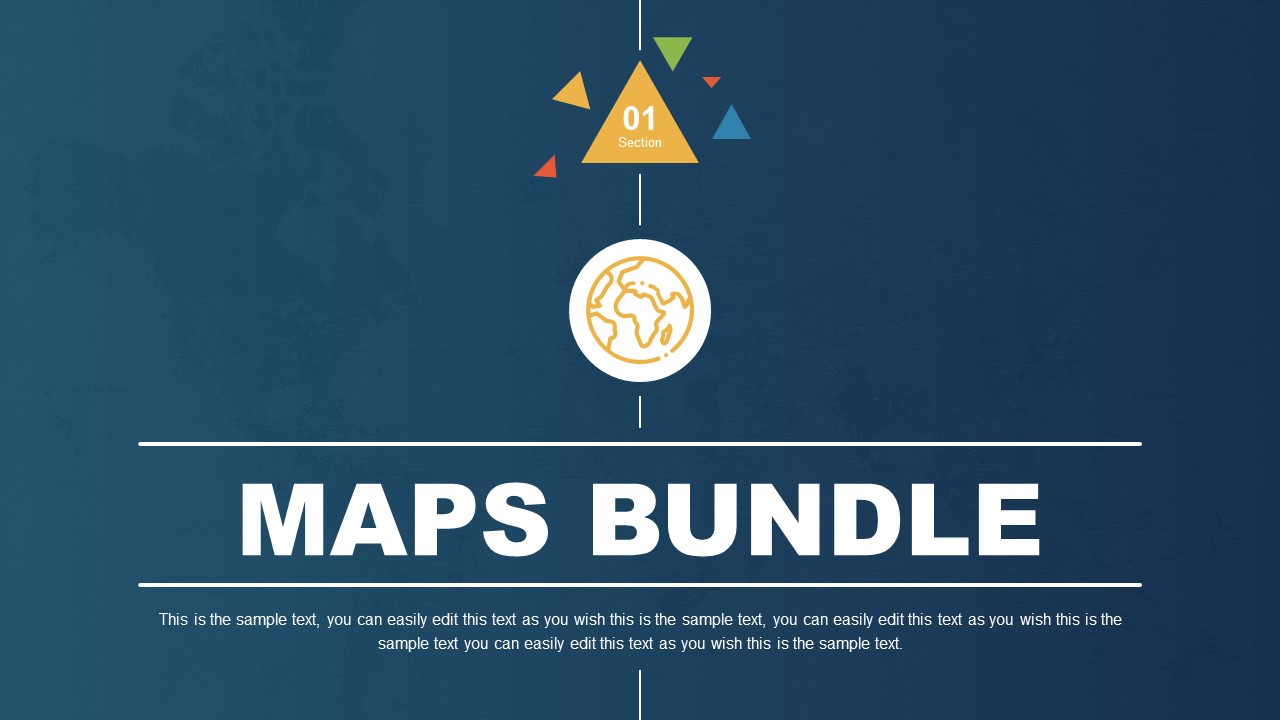 #2 Editable Data Driven Maps Bundle & Google Slides
