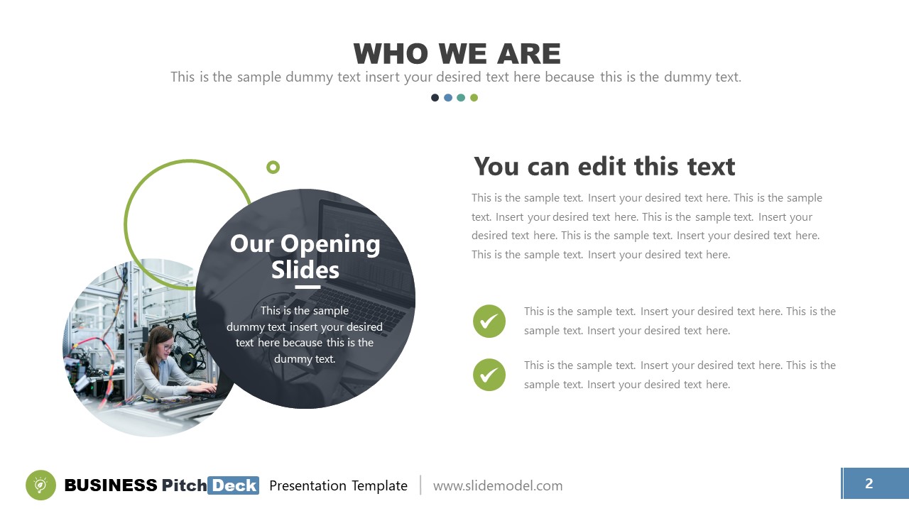 Visio Business PowerPoint Template - SlideModel