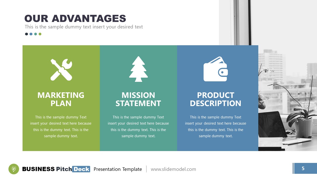 Visio Business PowerPoint Template - SlideModel