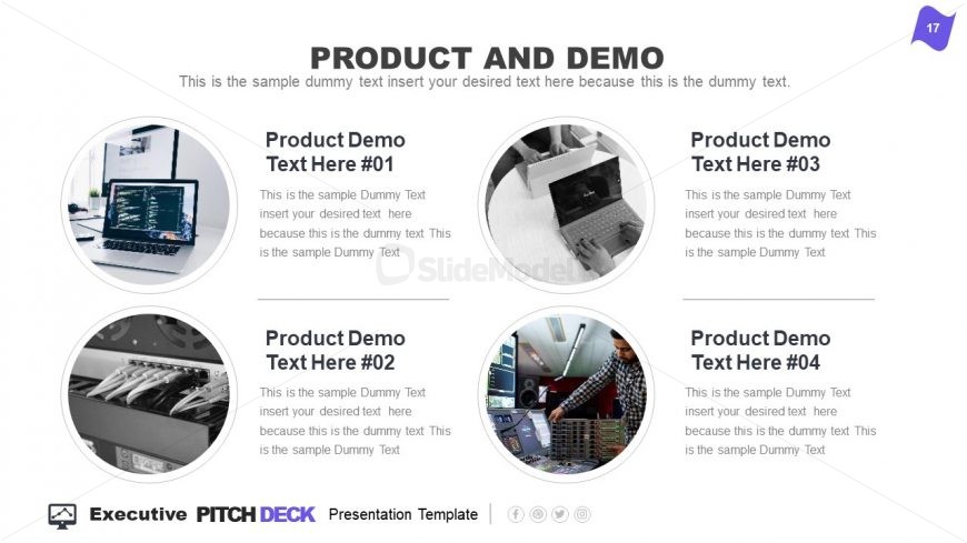 Sales Pitch Template Product Demo - SlideModel