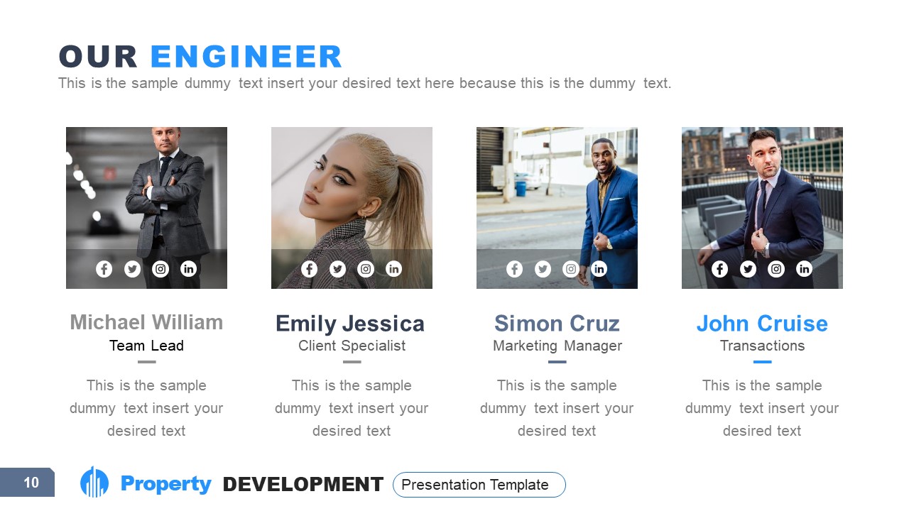 Property Development PowerPoint Template - SlideModel