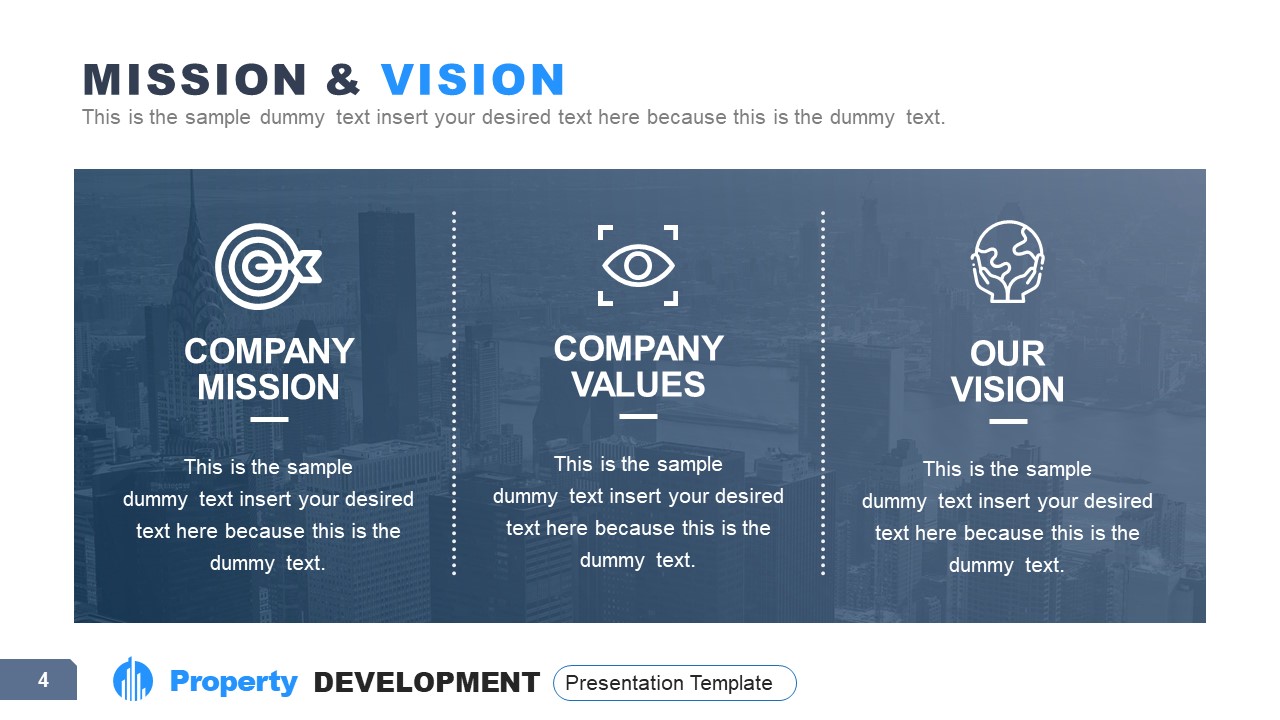 Property Development PowerPoint Template - SlideModel
