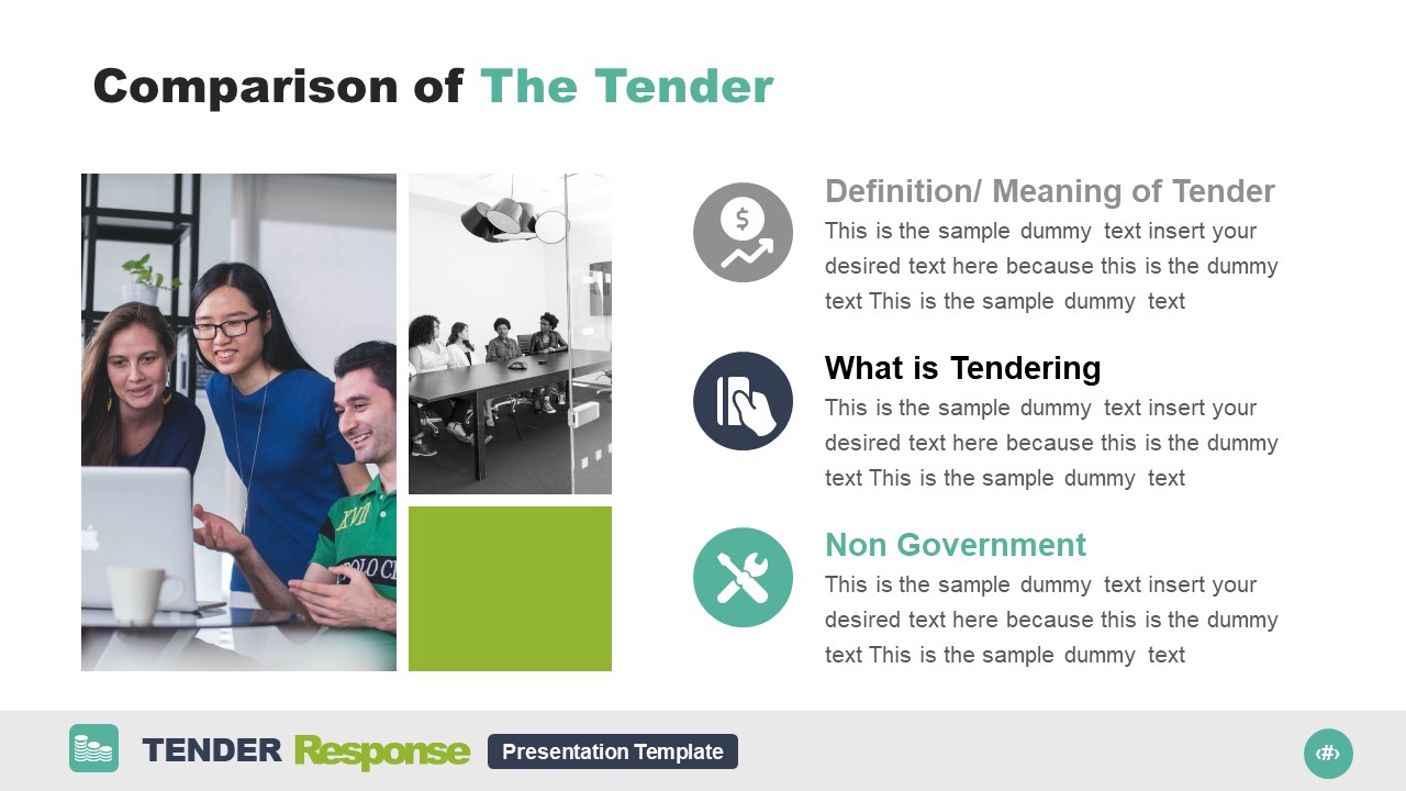 Tender Response PowerPoint Template - SlideModel