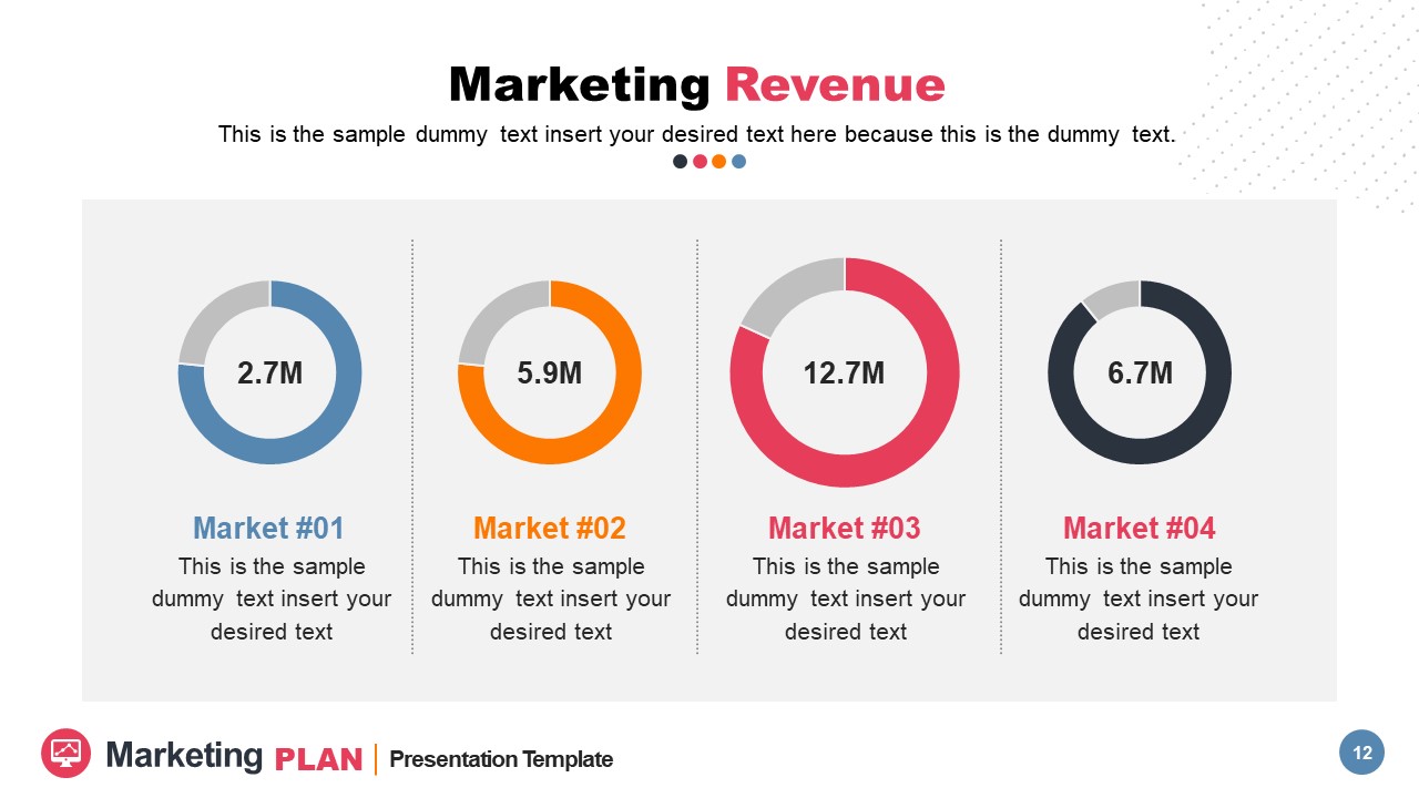 Market Revenue Data Chart Templates - SlideModel