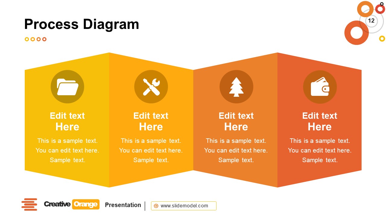 Creative Orange PowerPoint Template - SlideModel