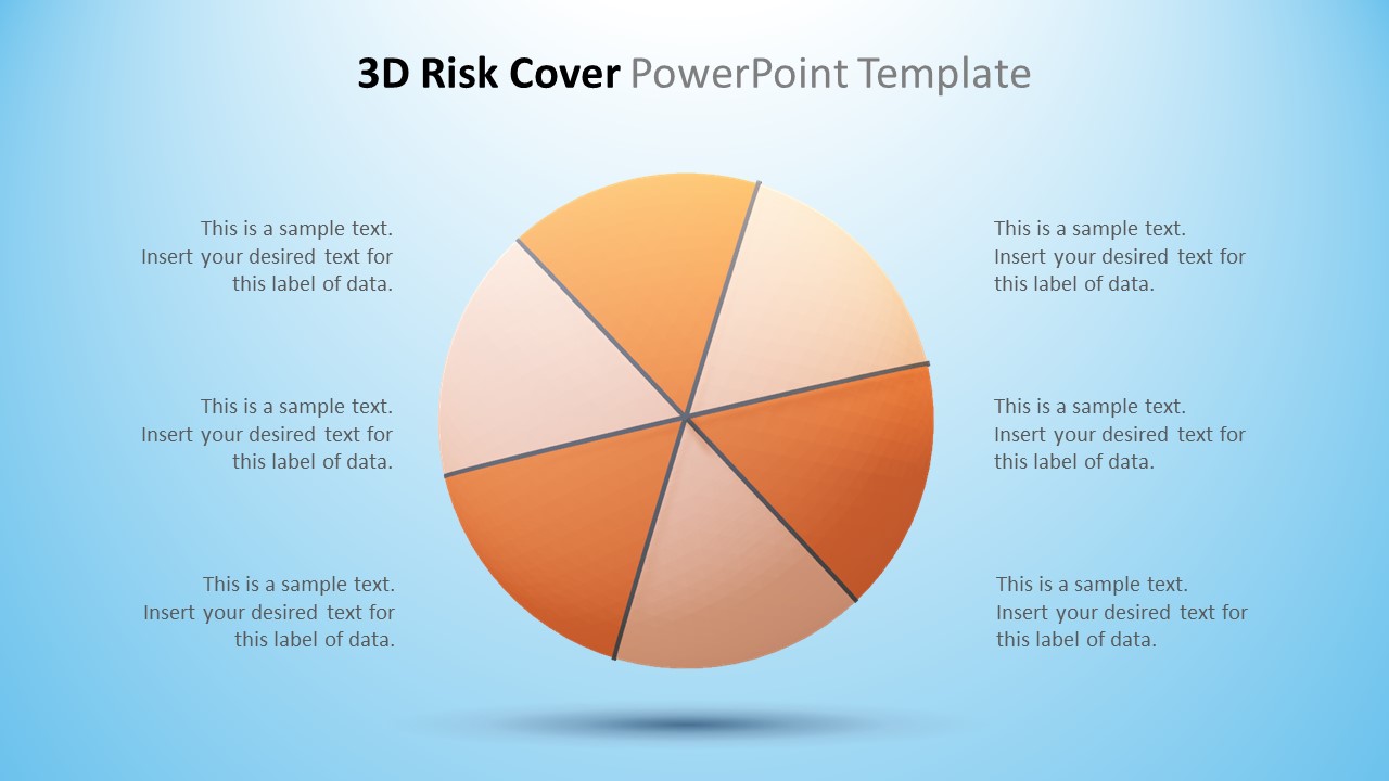 3D Risk Coverage PowerPoint Template - SlideModel