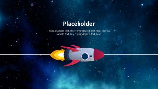 Animated 3D Spaceship Timeline Concept for PowerPoint - SlideModel