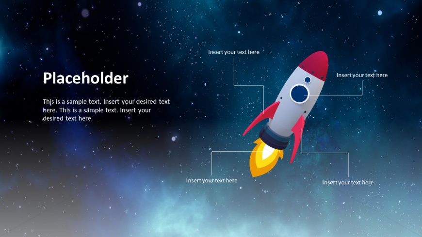 Rocketship 3D Model Presentation - SlideModel