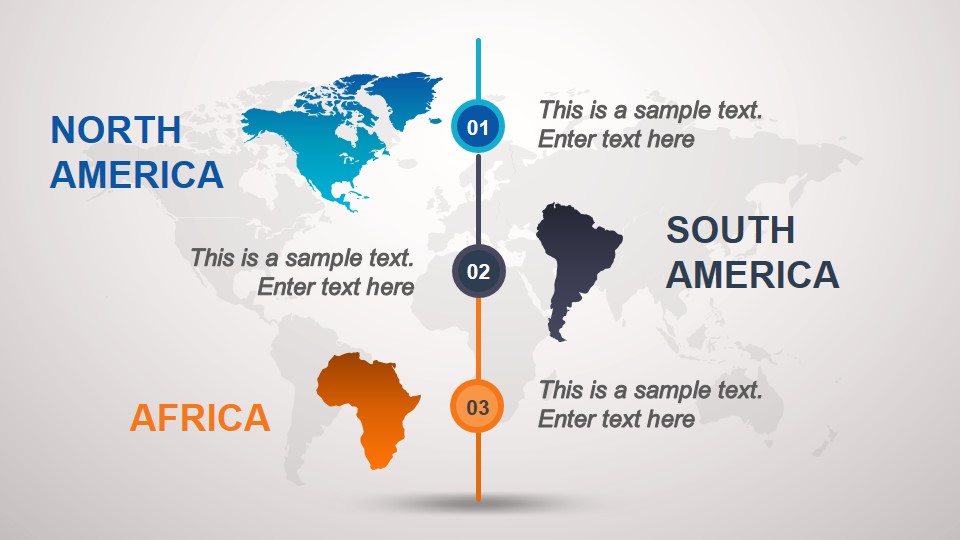 Animated Continental PowerPoint Template - SlideModel