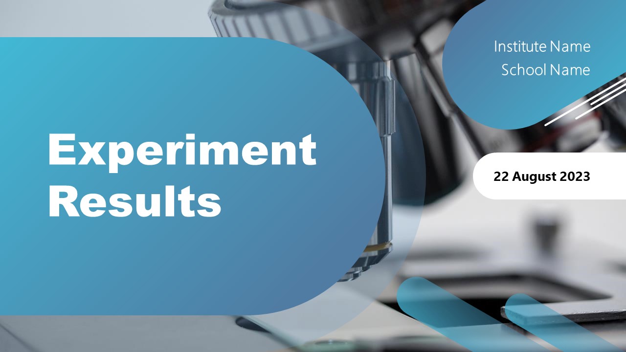 Experiment Results PowerPoint Template - SlideModel Experiment Results PowerPoint Template - SlideModel