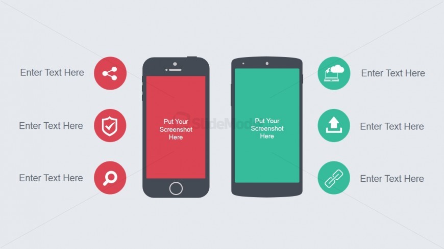 Smartphone Picture Clipart for PowerPoint - SlideModel