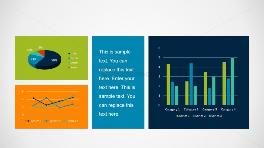 Simple Dashboard Slide Design for PowerPoint - SlideModel