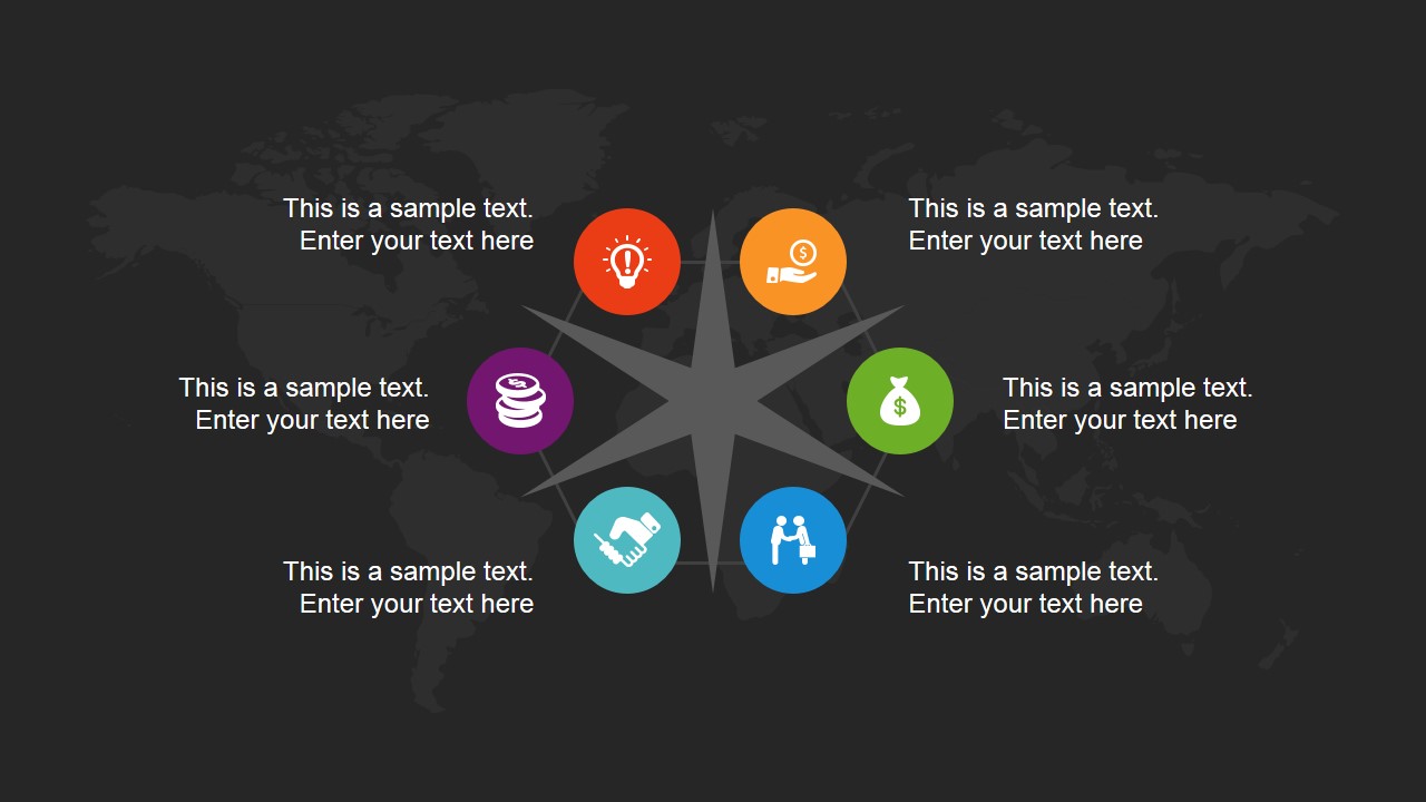 Global Grid PowerPoint Template - SlideModel
