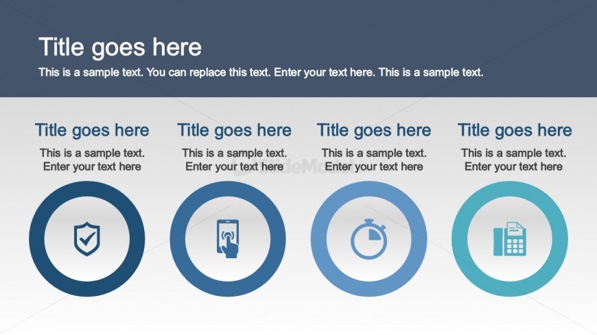 Four Elements Comparison Table for PowerPoint - SlideModel