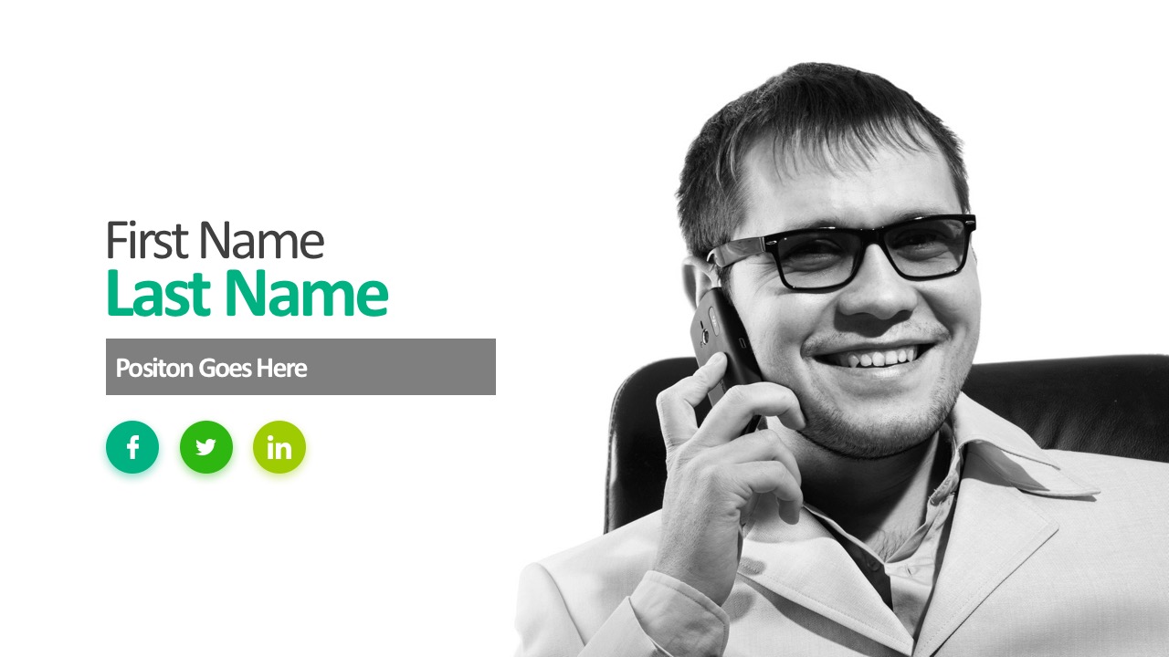 Member Profile Instruction Template - SlideModel