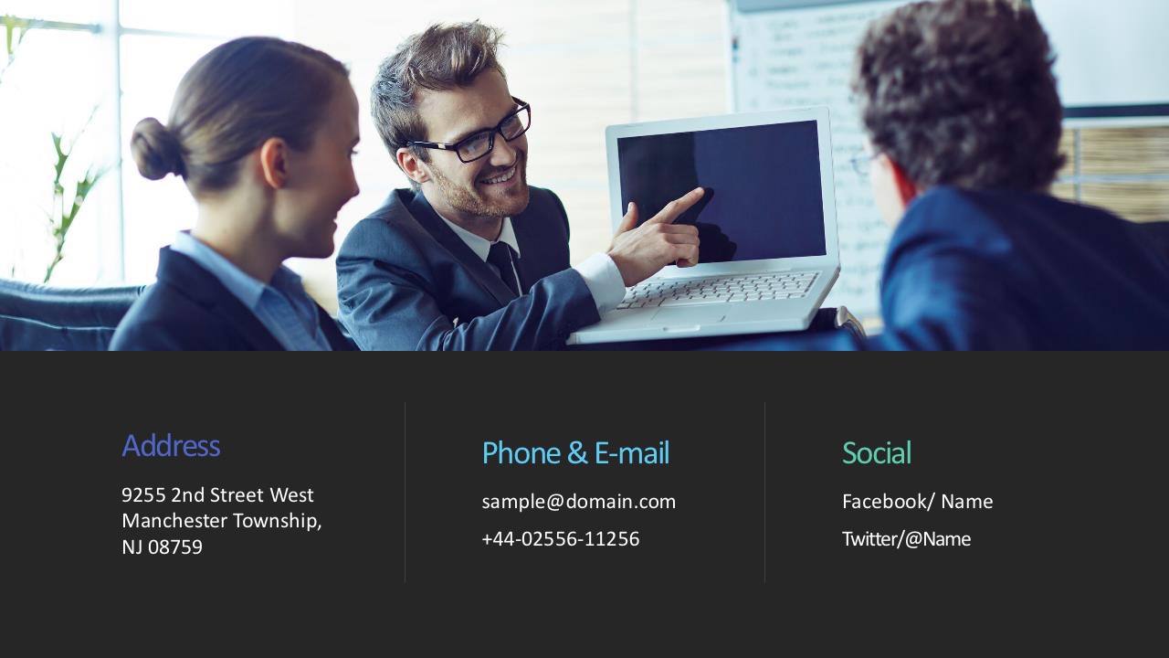 Glass Effect Login Slide Design for PowerPoint - SlideModel