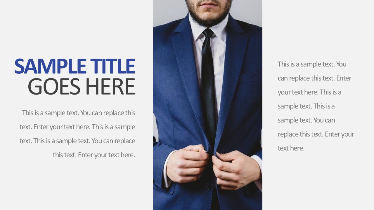 Formal Business Presentation Template - SlideModel