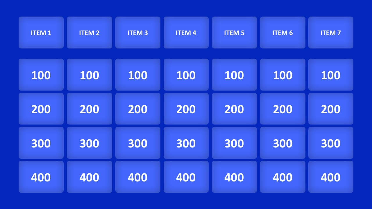 Quiz Show Template Powerpoint