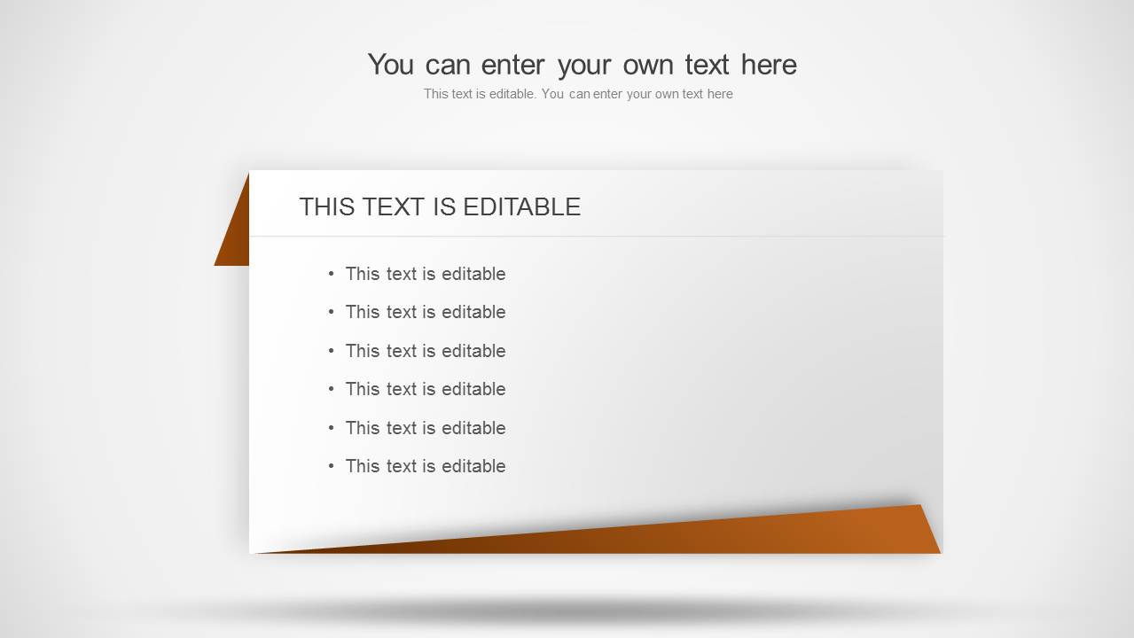 Simple Text Tables for PowerPoint - SlideModel