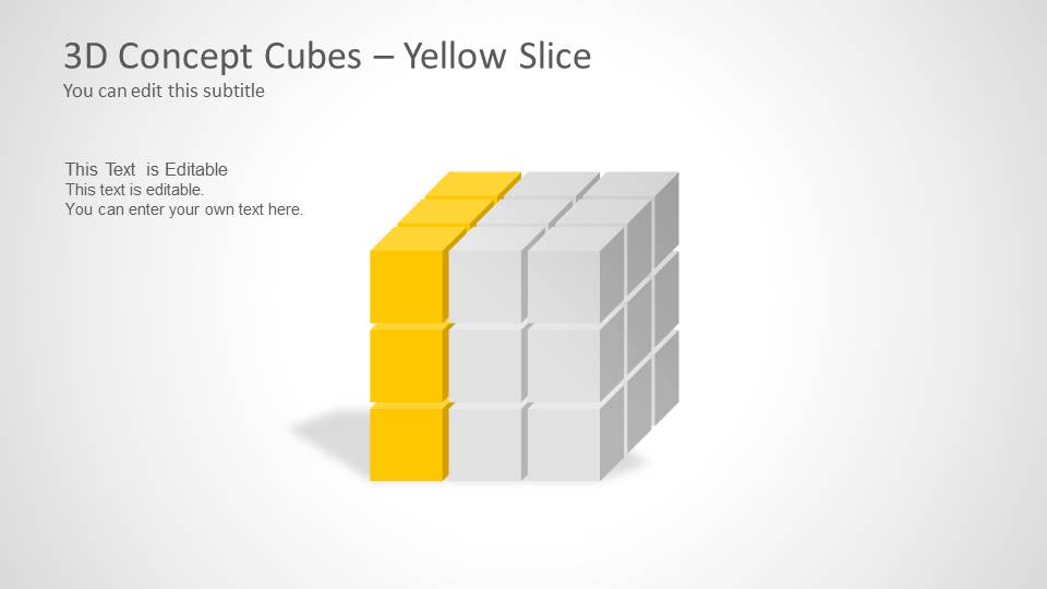 3D Big Data Concept Cubes for PowerPoint - SlideModel