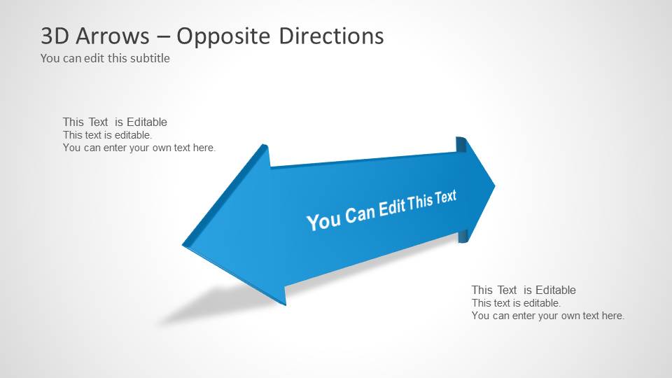 3D Arrows for PowerPoint - SlideModel