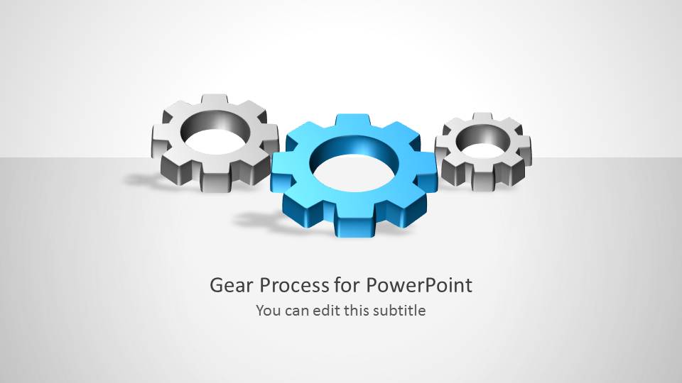 Gear Process Shapes for PowerPoint - SlideModel