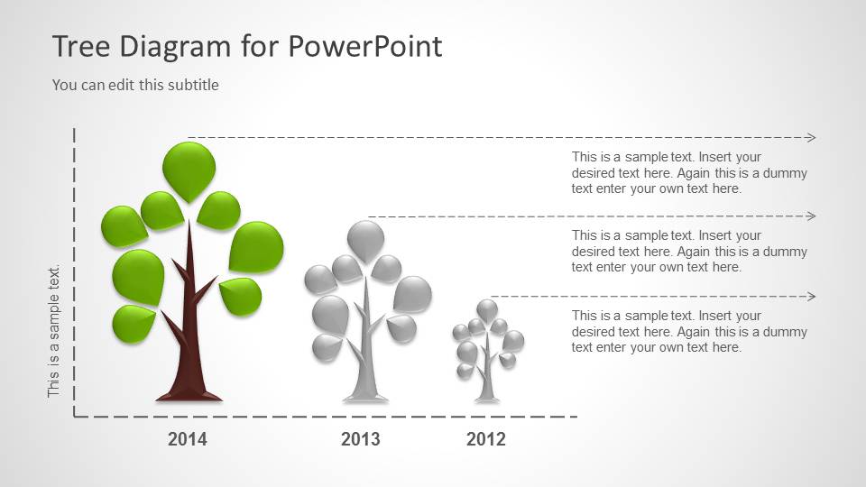 Tree Diagram Template for PowerPoint & Presentation Slide