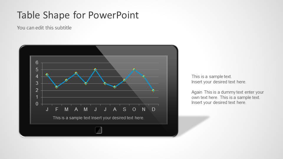 Mobile Tablet Shape for PowerPoint - SlideModel