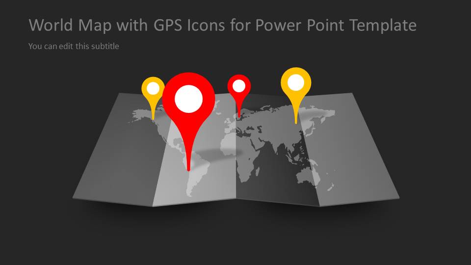 Worldmap & Map Pointers for PowerPoint - SlideModel
