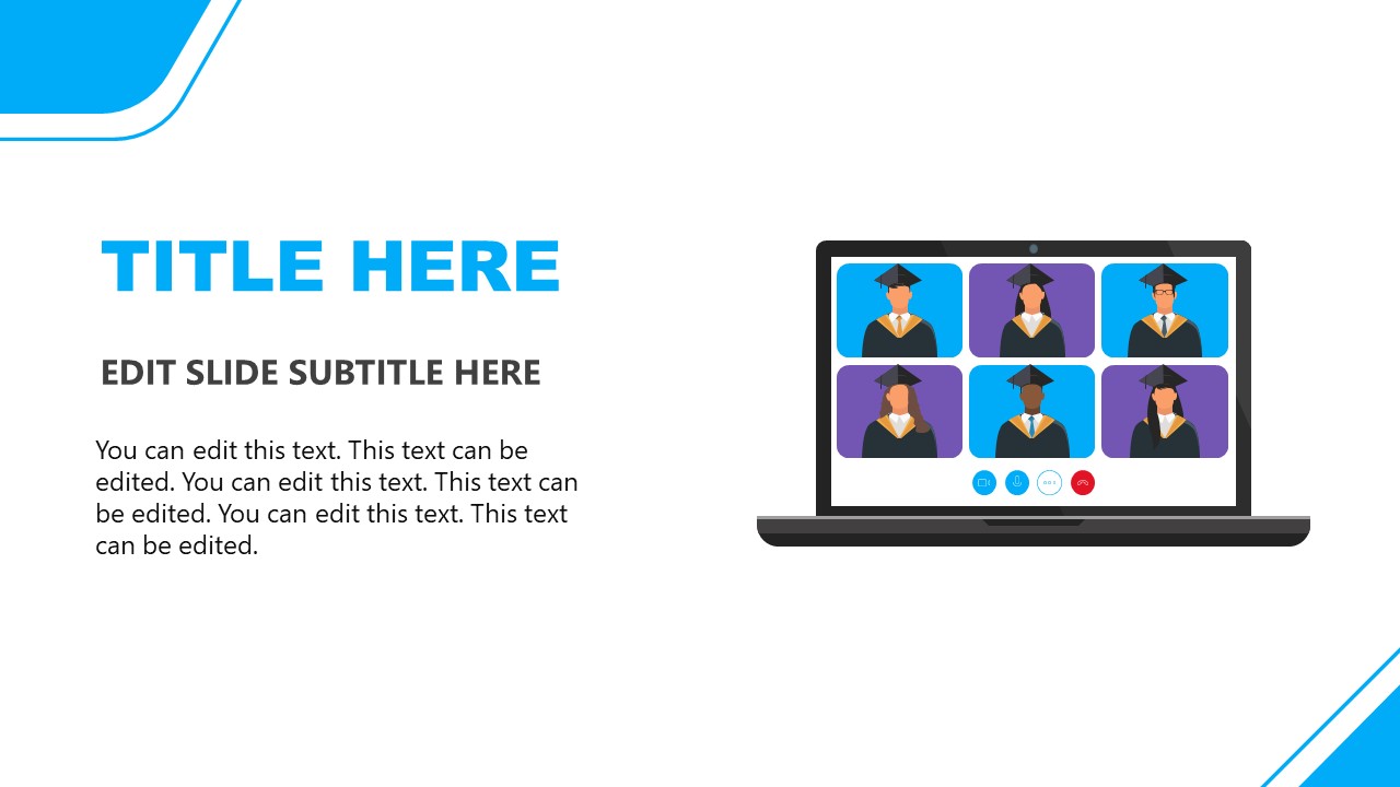 Conference Call Session for Graduation Ceremony Template - SlideModel