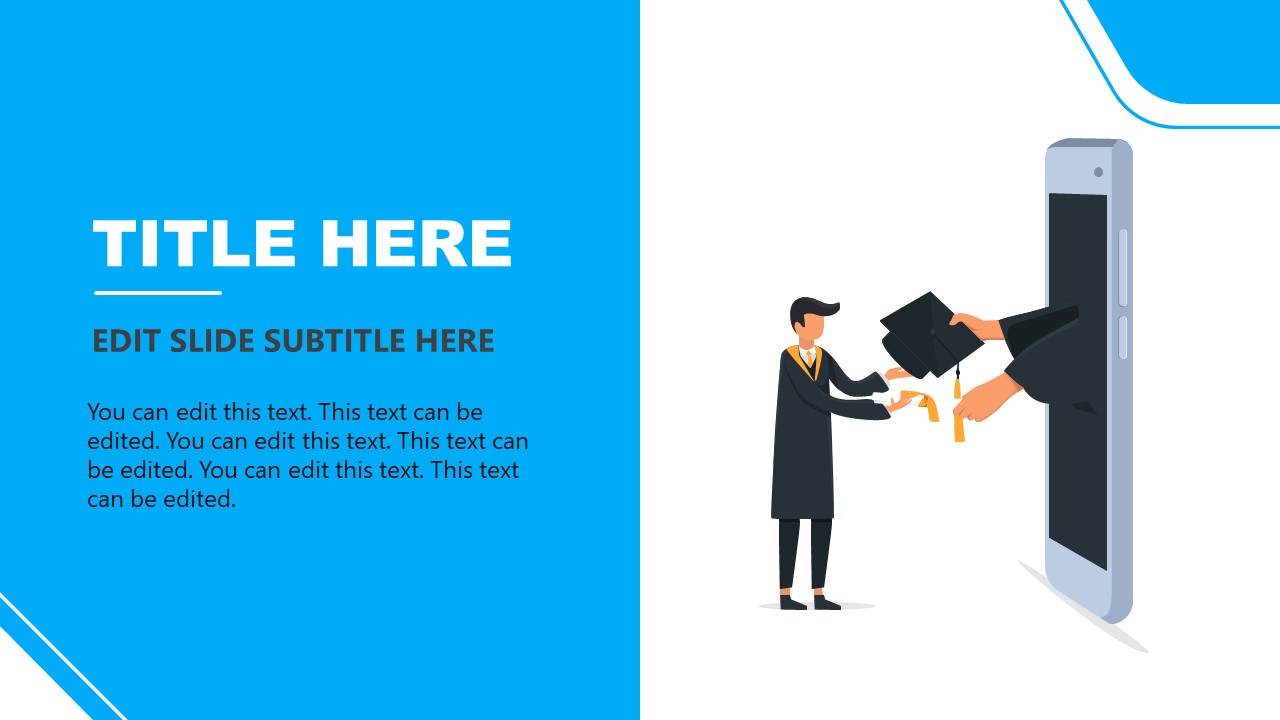 Exchange of Diploma Online Graduation Ceremony PPT - SlideModel