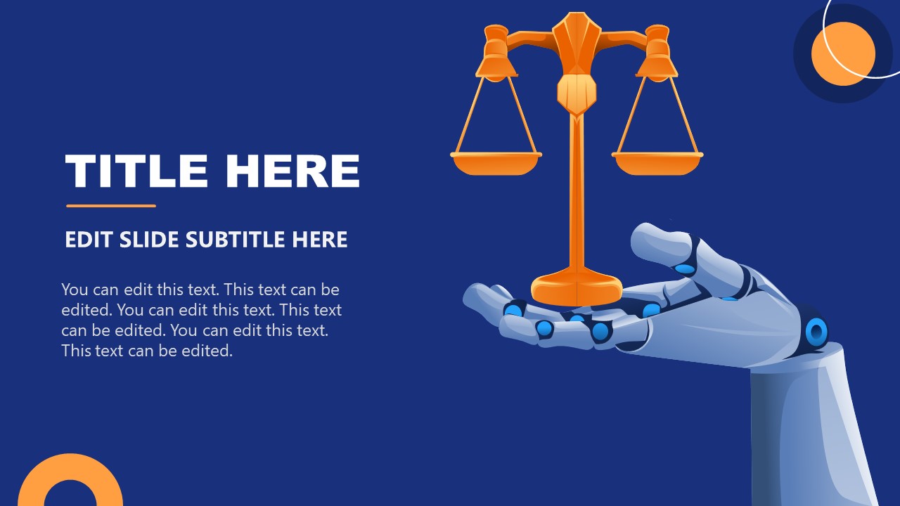 LegalTech PowerPoint Template - SlideModel