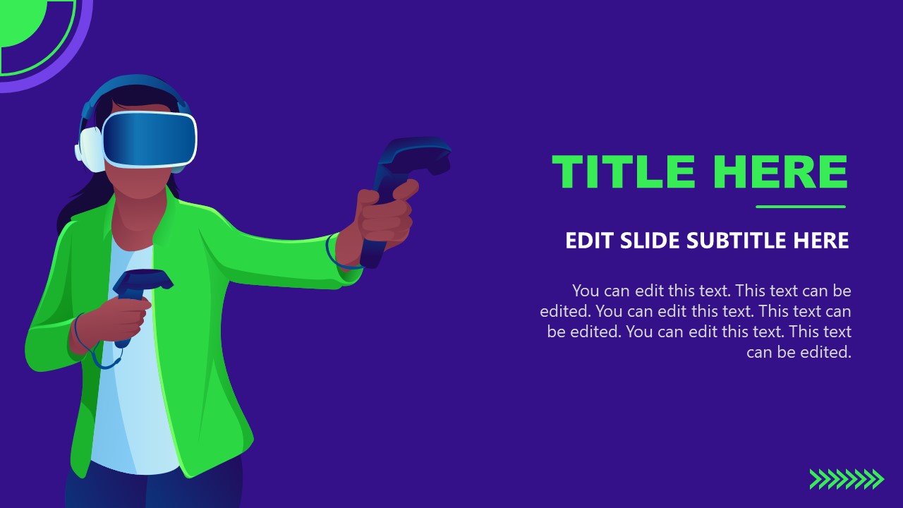 Virtual Reality PowerPoint Template - SlideModel