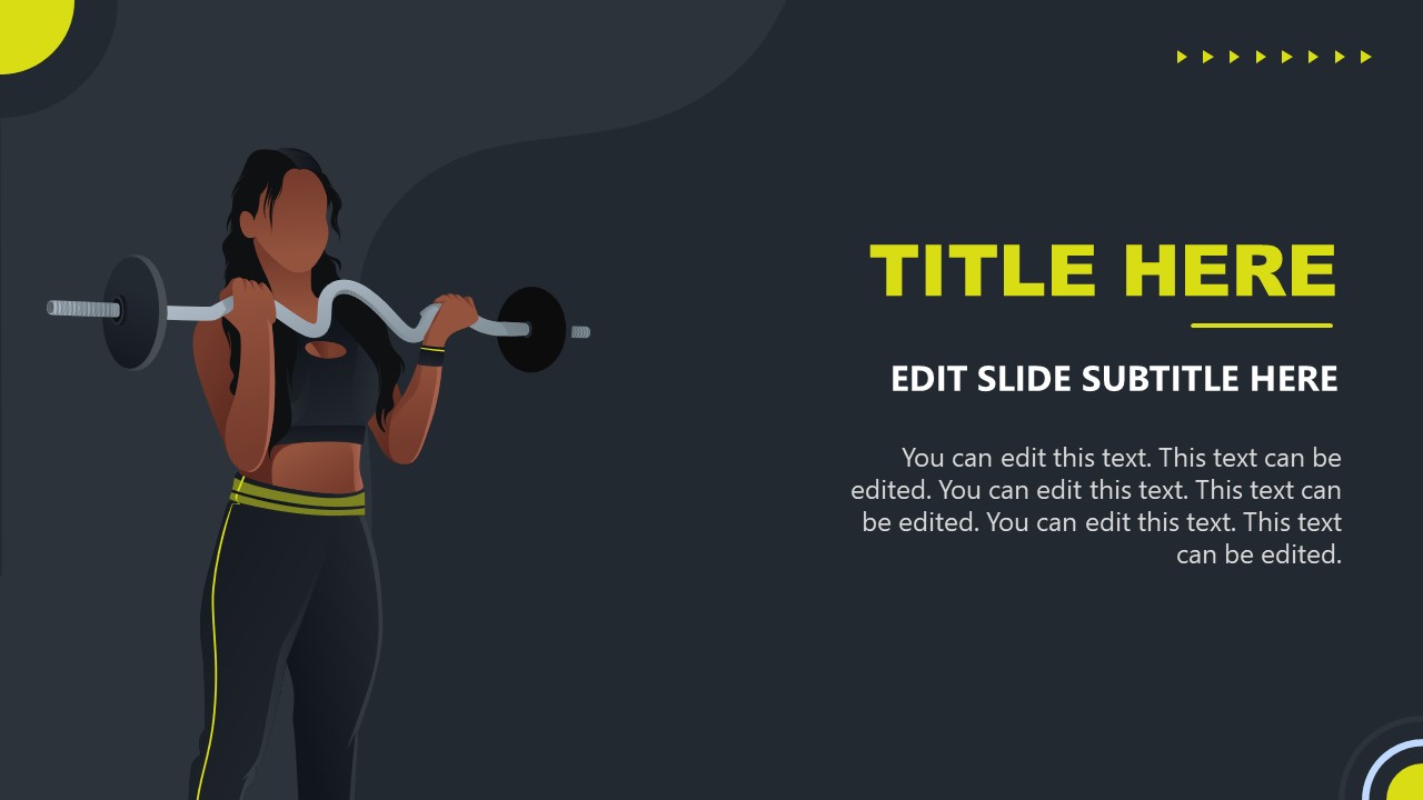 Weight Lifting Slide Gym Workout Presentation - SlideModel