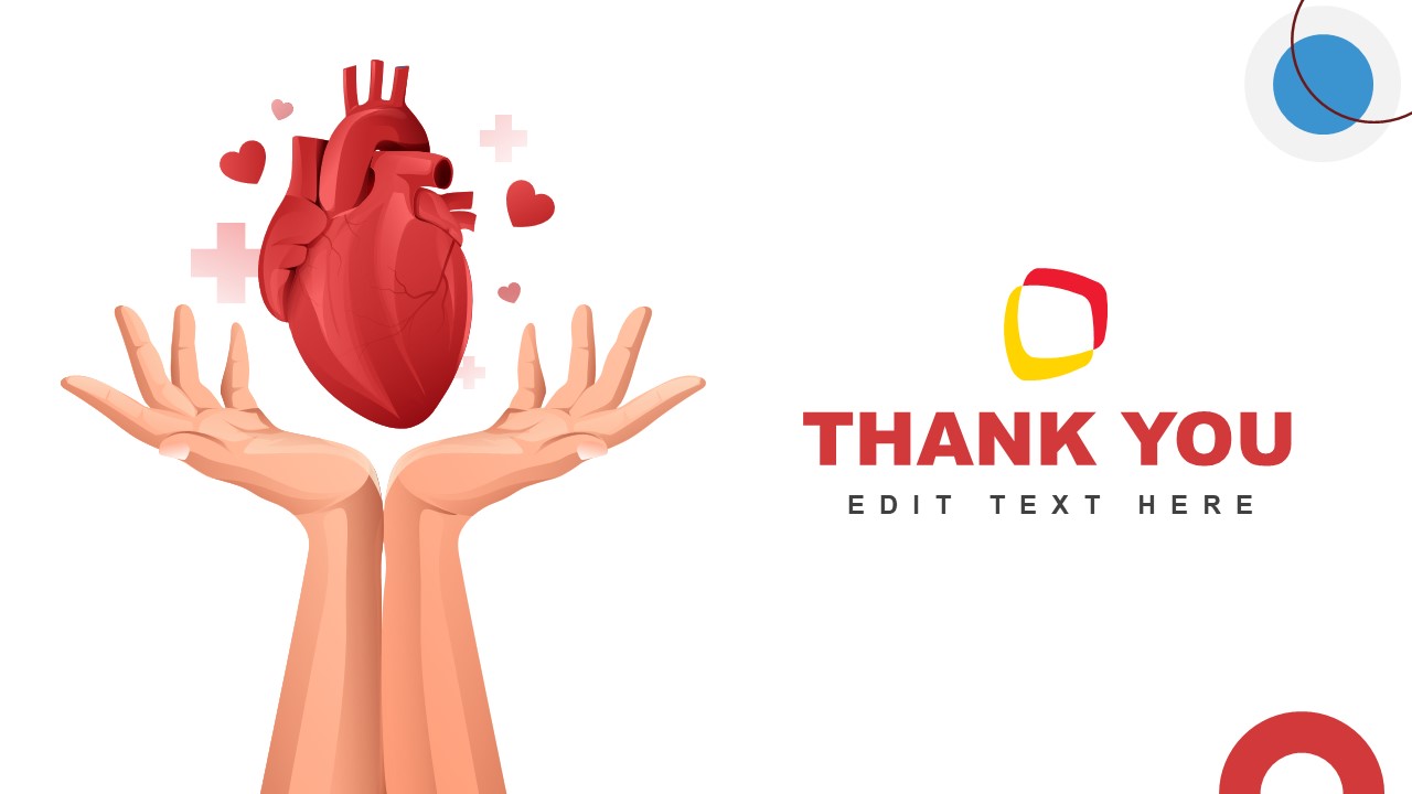 Thank You Slide for Cardiology Presentation - SlideModel