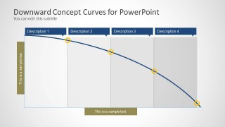 Downward Curves for PowerPoint - SlideModel